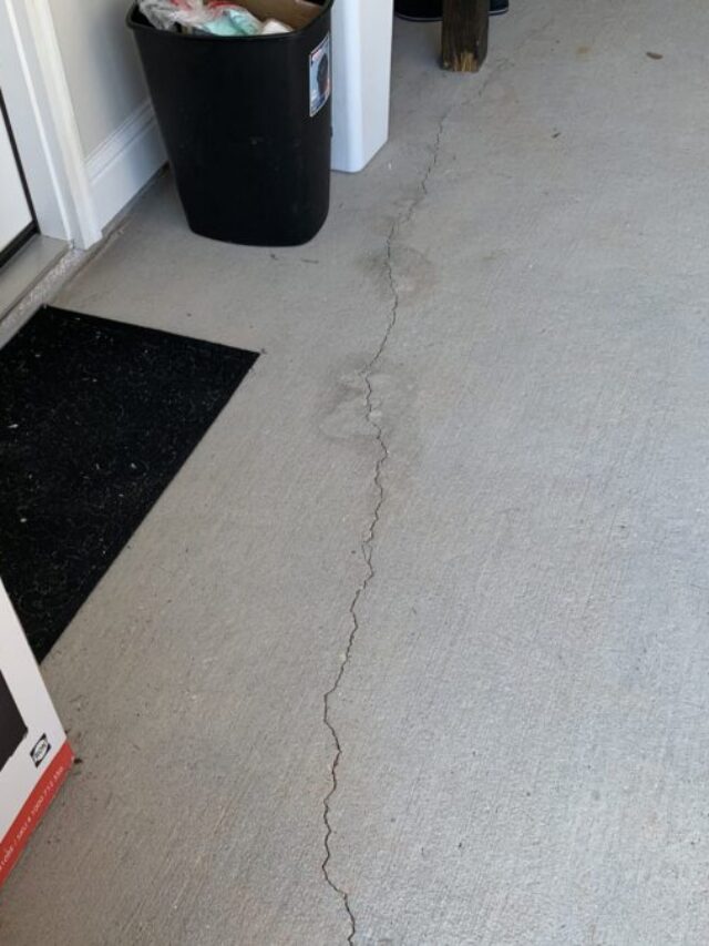 Garage Slab Cracks